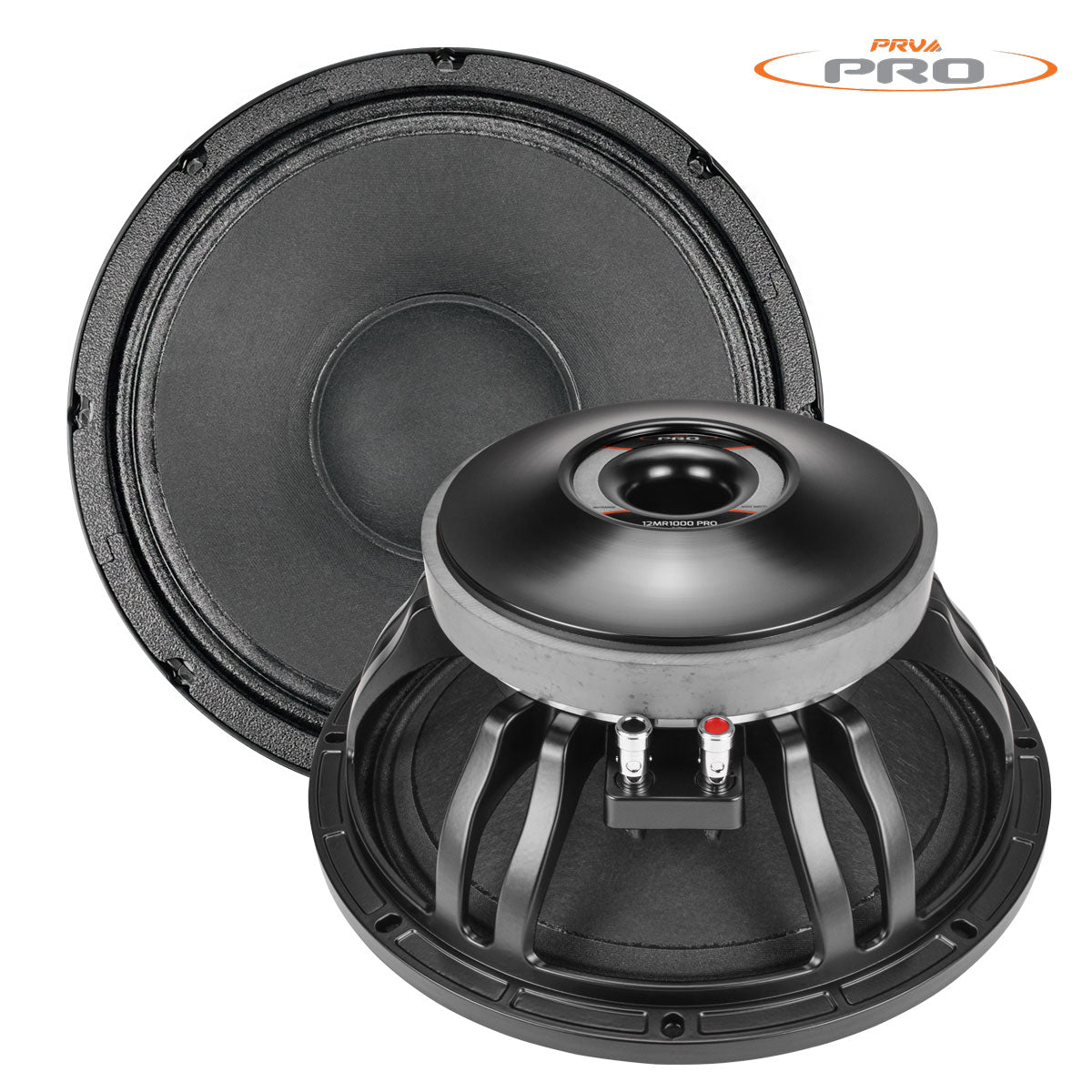 (2) PRV AUDIO 12MR1000 PRO SERIES 12” CAR MID RANGE LOUDSPEAKERS 8-OHM ...
