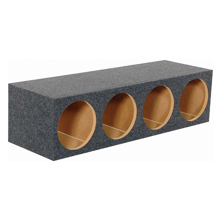 QUAD 12" HEAVY-DUTY SUBWOOFER ENCLOSURE w/ 1” MDF FACE for (4) 12 ...
