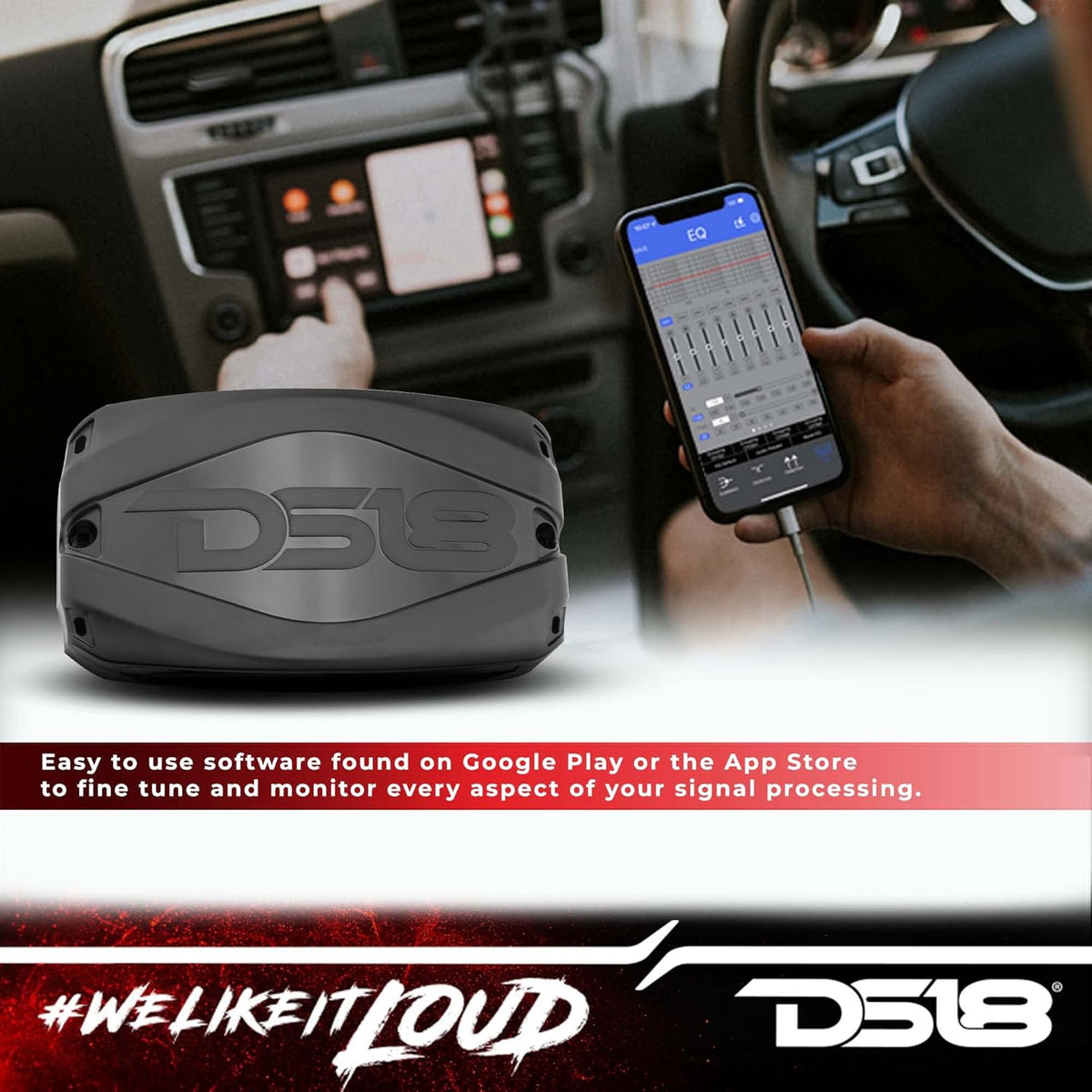 DS18 DSP8.8BT 8-CH IN / 8-CH OUT DIGITAL SOUND PROCESSOR (DSP) w ...