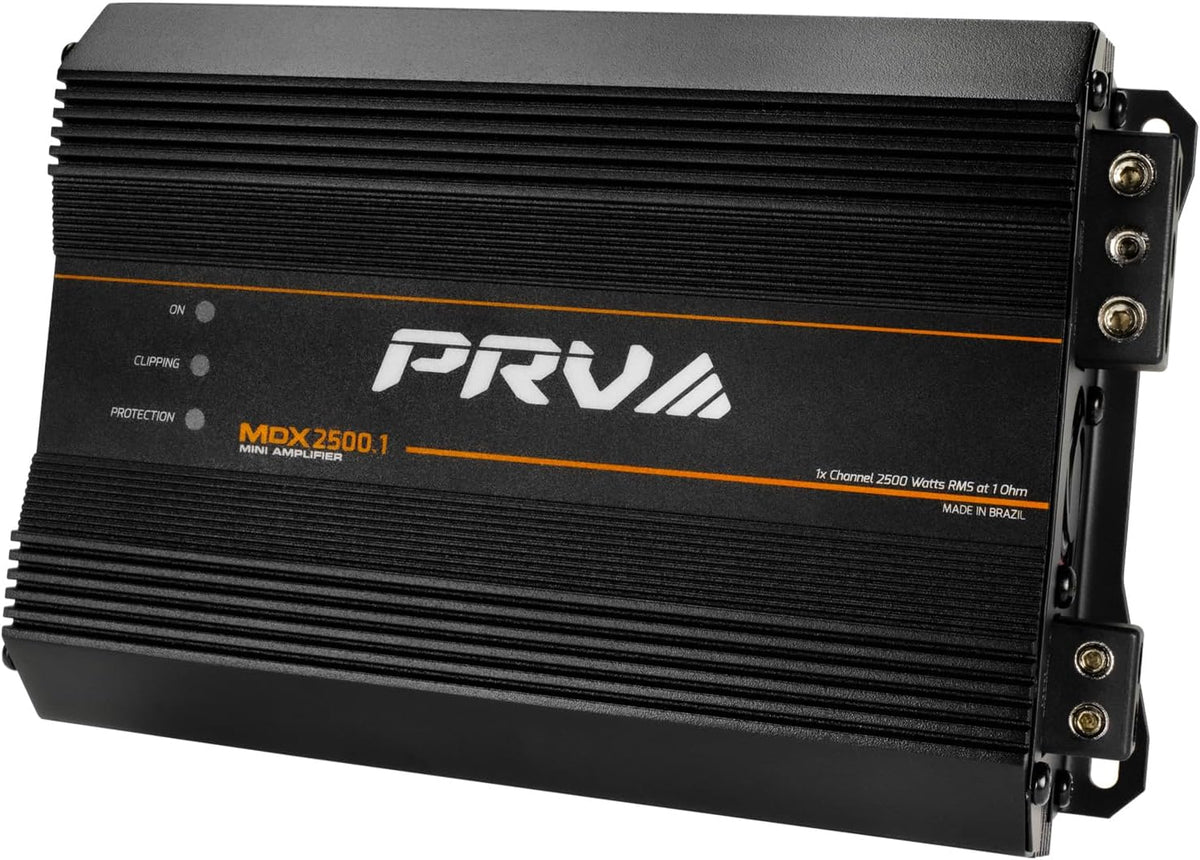 PRV AUDIO MDX2500.1 1 OHM 1-CHANNEL FULL-RANGE MDX MINI AMPLIFIER 2500W ...