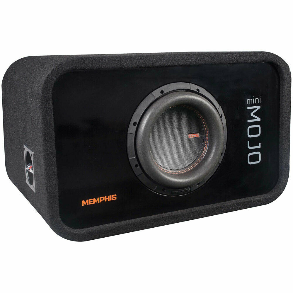 MEMPHIS AUDIO MJME8S1 8" MOJO MINI LOADED PORTED ENCLOSURE w/ MJM822 ...