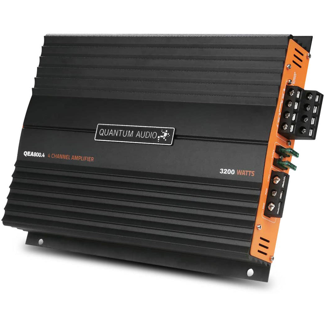 QUANTUM AUDIO QEA800.4 3200W MAX CLASS-A/B 4-CHANNEL CAR AUDIO ...