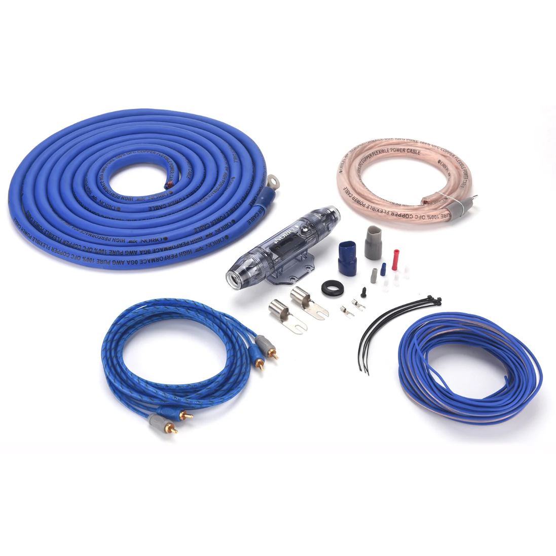 ORION COPPERKIT0 0 GAUGE 100% OFC (OXYGEN FREE COPPER) AMPLIFIER WIRING WIRE KIT – LifeAfterBass